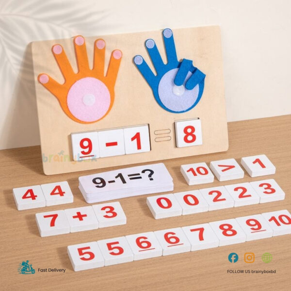 Finger Counting Math Set - brainybox