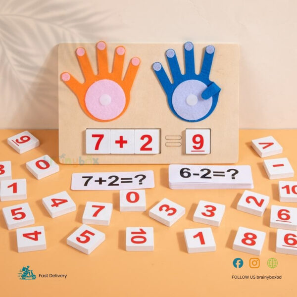Finger Counting Math Set - brainybox